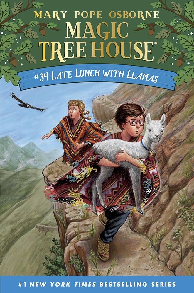 Magic Tree House Books | Late Lunch with Llamas (#34) | Toronto, Canada ...