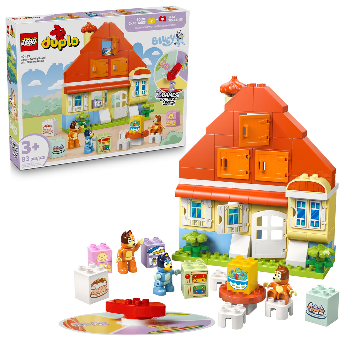 LEGO Duplo | Bluey's Family House with Memory Game | 10459 | Toy Store ...