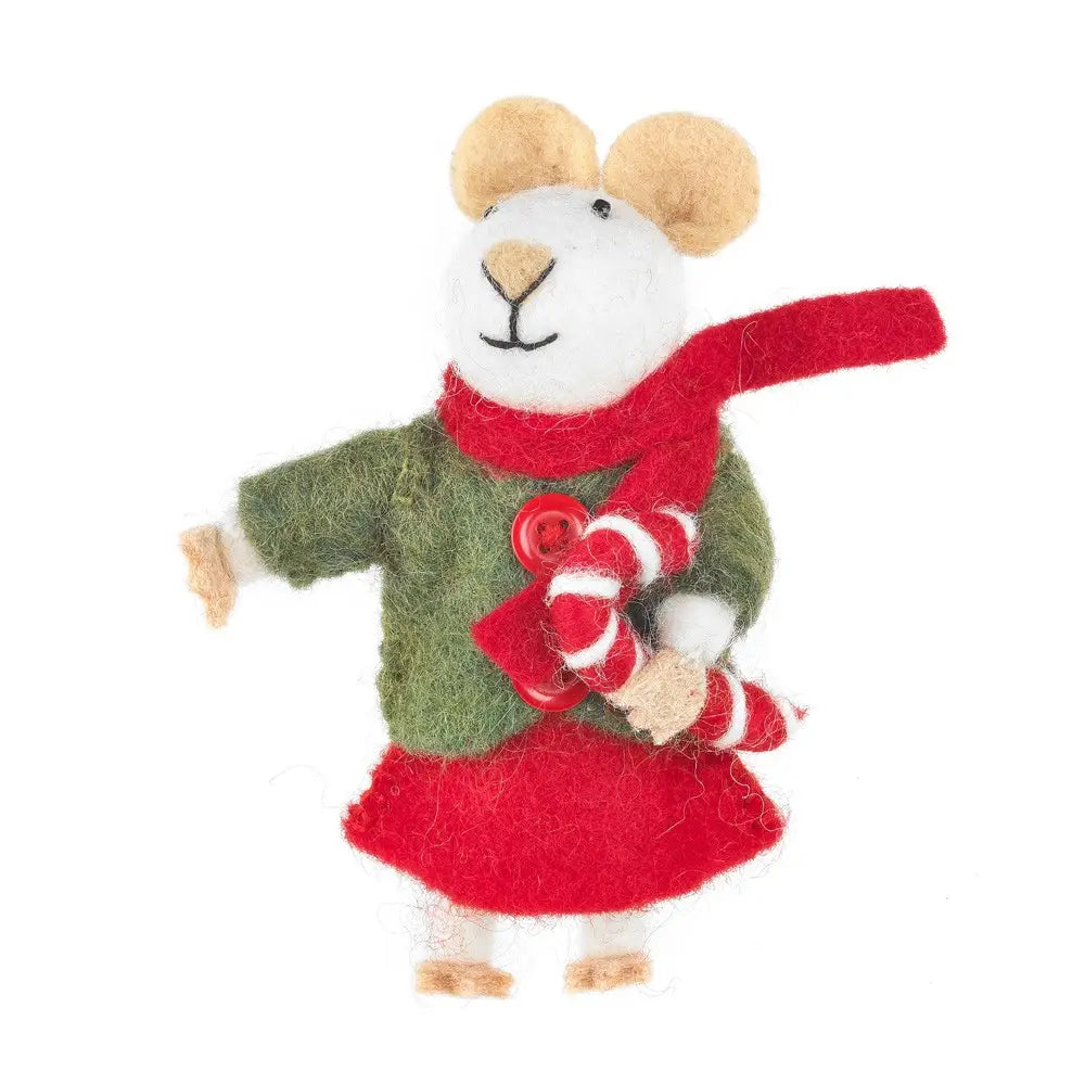 Felt So Good Christmas Ornaments | Christmas Mouse – Jill and the Beanstalk