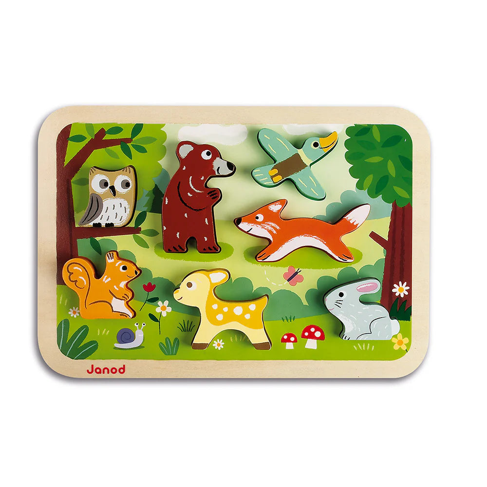 Janod | Forest Chunky Puzzle | 18m+ | Toy Store Toronto, Canada – Jill ...