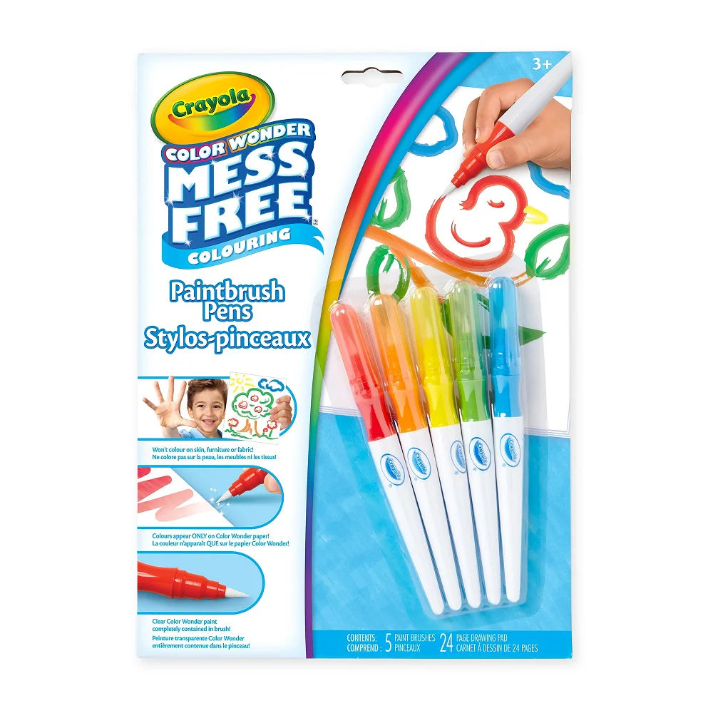 Crayola Colour Wonder Mess Free Paintbrush Pens | Set of 5 | Toronto ...